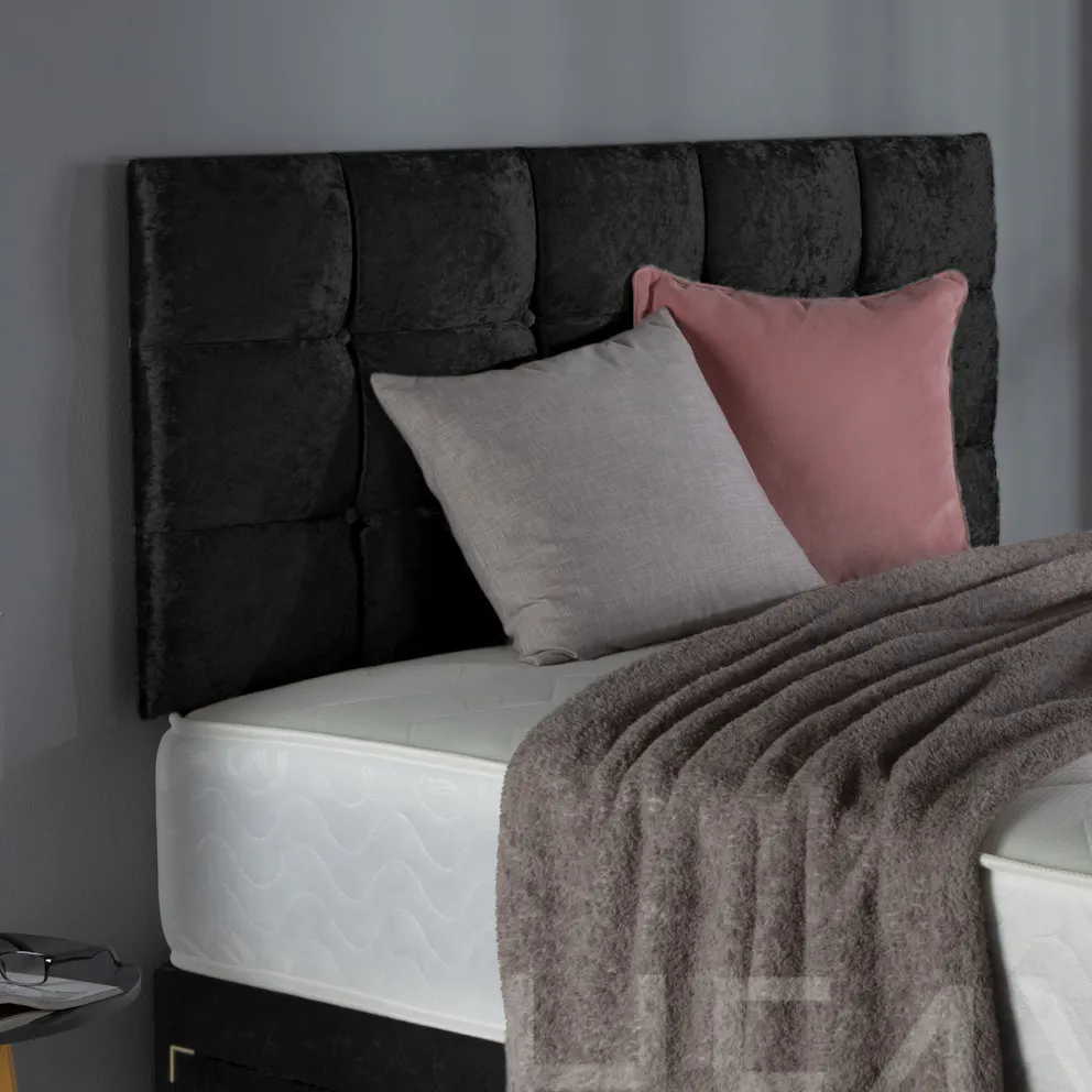 Rapyal Sleep Fegi Crushed Velvet 24 Inch Headboard